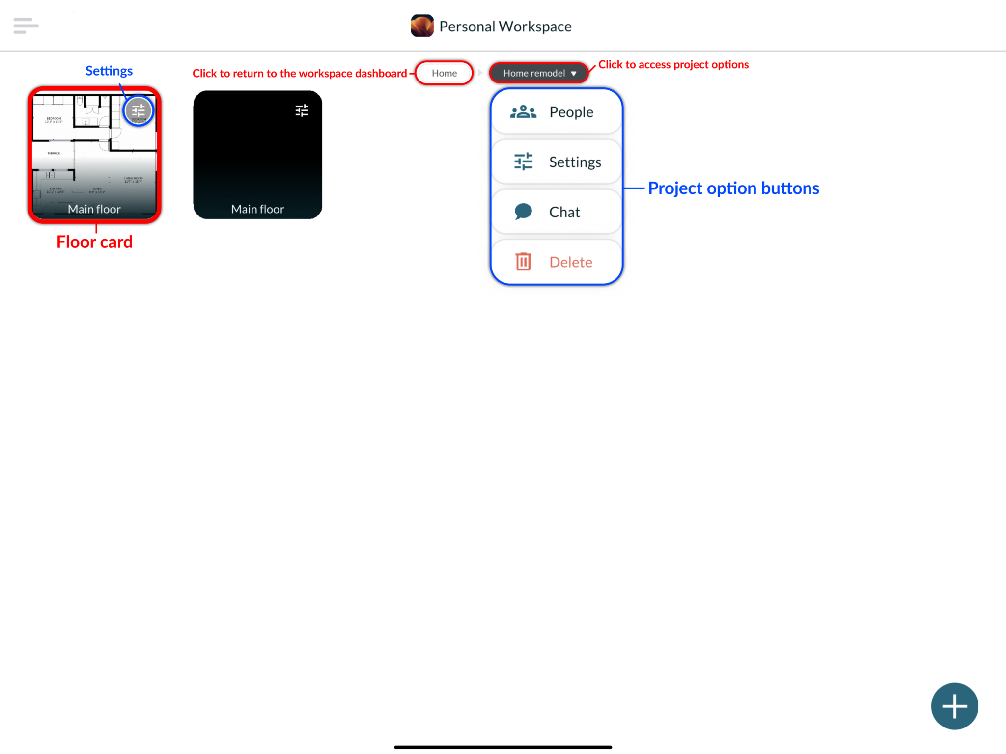 User Interface Walkthrough Design With Bubbles